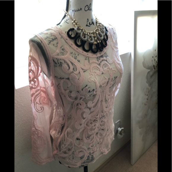 Express | Tops | Nwt Express Gorgeous Lace Open Back Tank | Poshmark